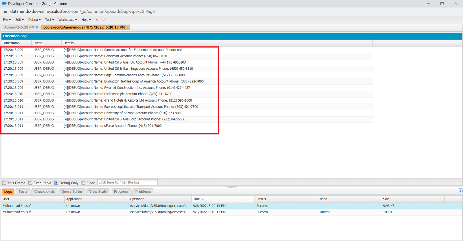 SOQL in APEX Programming – Dataminds Technologies