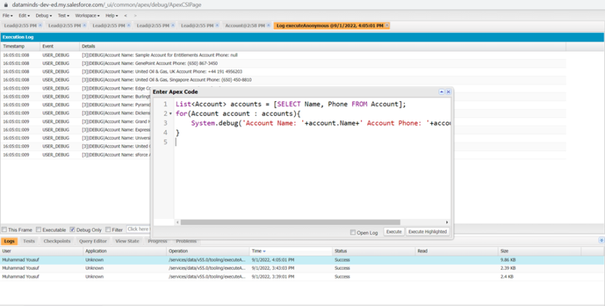SOQL in APEX Programming - Dataminds Technologies