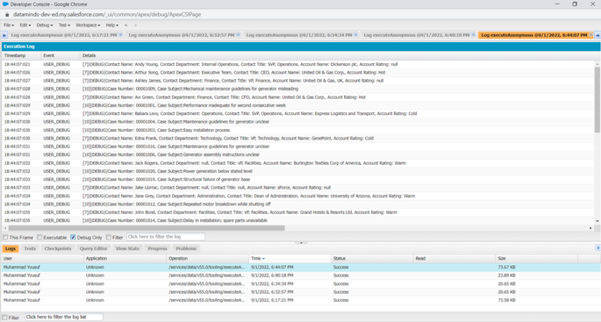 SOQL in APEX Programming - Dataminds Technologies
